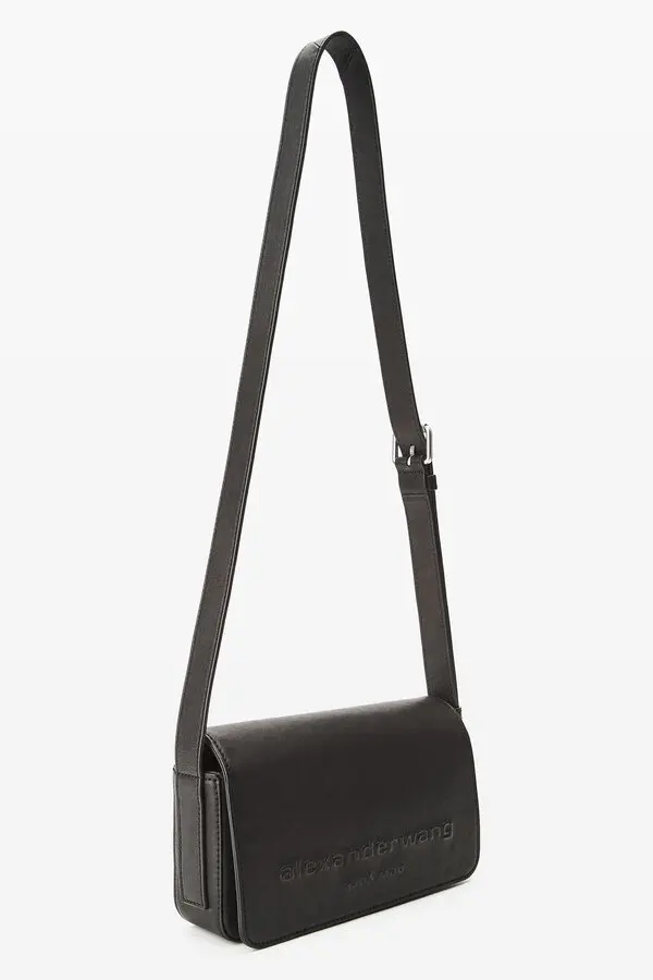 Alexander Wang Punch Flap Crossbody - Black