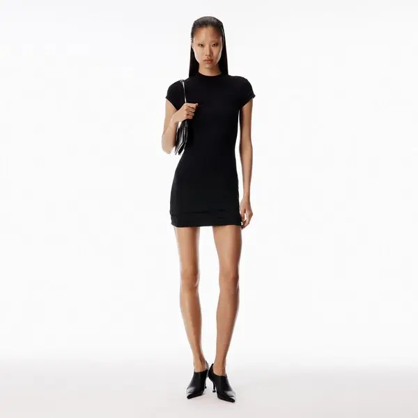 Alexander Wang Layered Mini Dress - Black