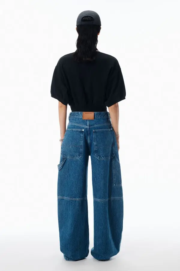 Alexander Wang Mid-rise Wide-leg Jean