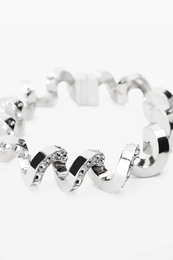 Alexander Wang Crystal Inlay Cord Bracelet