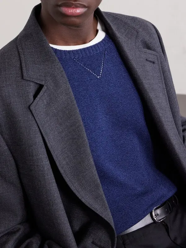 STOFFA Knitted Cotton Sweater