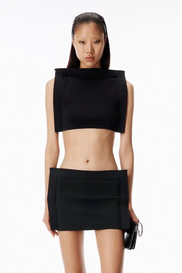 Alexander Wang Frame Sleeveless Crop Top