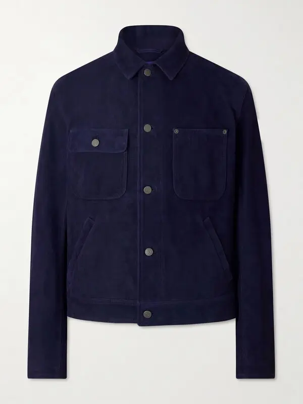 Ralph Lauren Purple Label Suede Field Jacket
