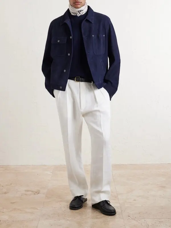 Ralph Lauren Purple Label Suede Field Jacket