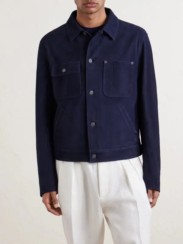 Ralph Lauren Purple Label Suede Field Jacket