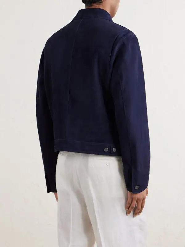 Ralph Lauren Purple Label Suede Field Jacket