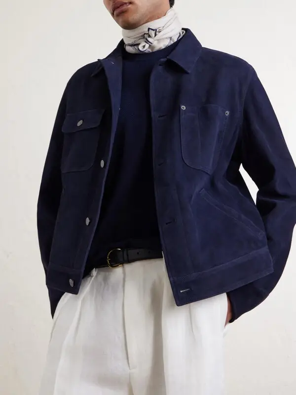 Ralph Lauren Purple Label Suede Field Jacket