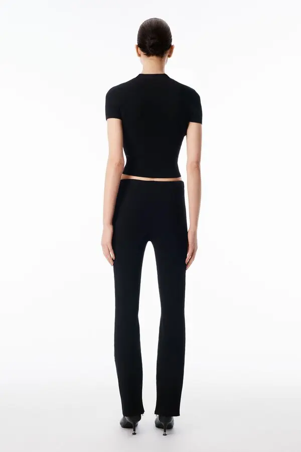 Alexander Wang Debossed Logo Fitted Top