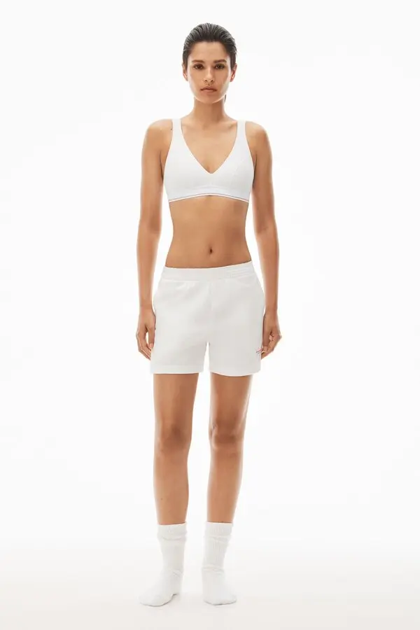 Alexander Wang Short In Heavy Cotton Jersey
