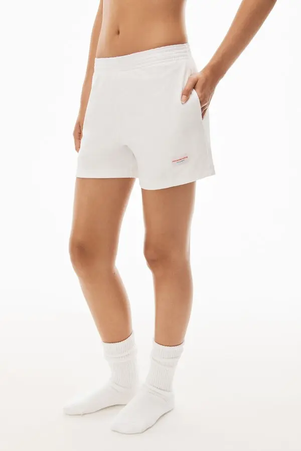 Alexander Wang Short In Heavy Cotton Jersey