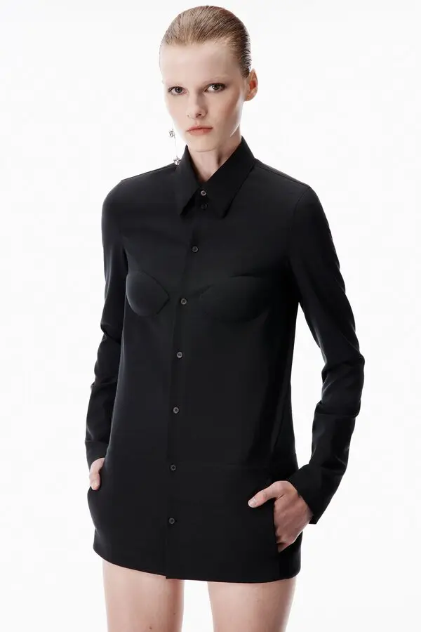 Alexander Wang Structured Button-down Romper