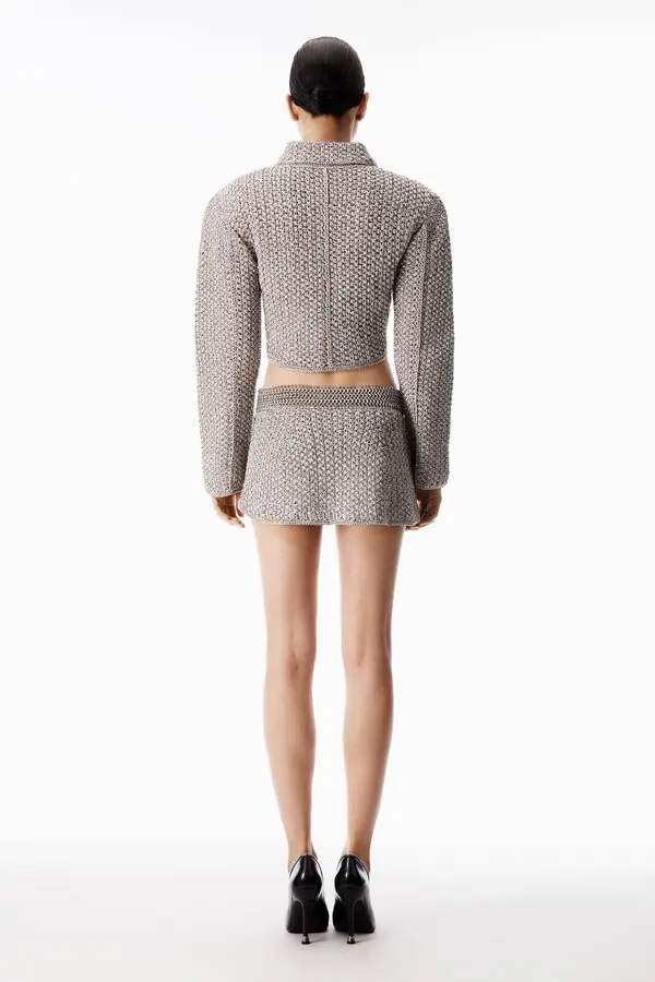 Alexander Wang Crochet Tweed Jacket