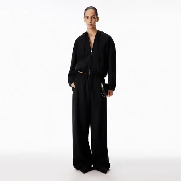 Alexander Wang Mid-rise Track Pant - Black
