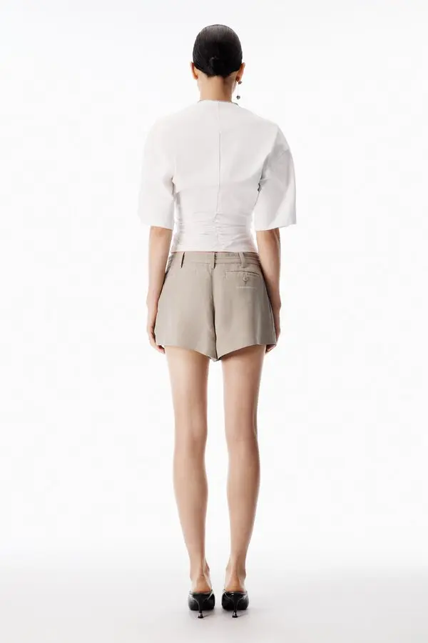 Alexander Wang Drawcord Mid-rise Tailored Short