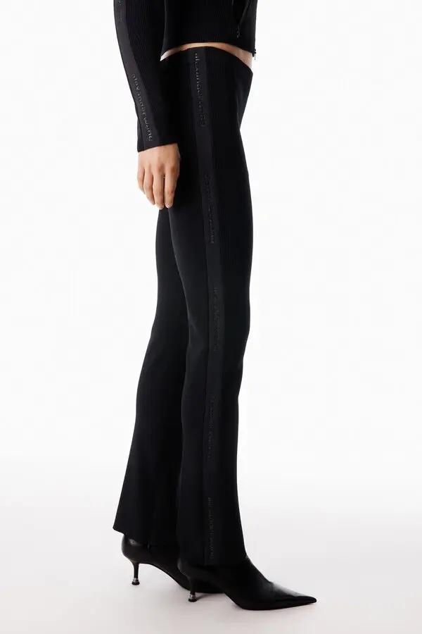 Alexander Wang Debossed Logo Fitted Pant