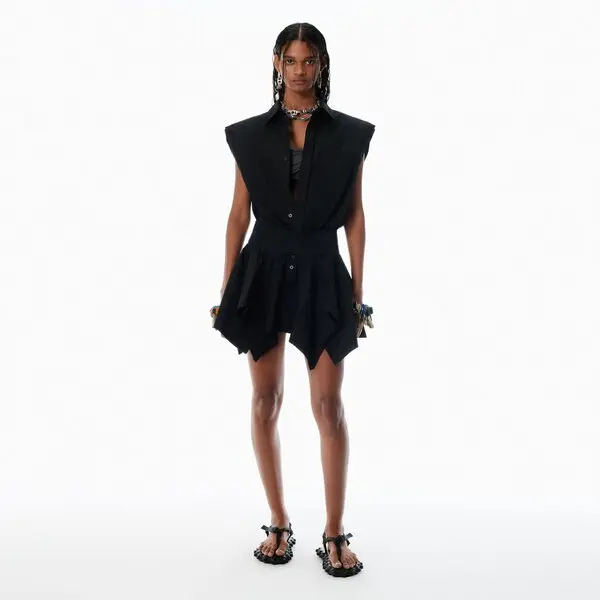 Alexander Wang Pre-styled Cotton Shirtdress