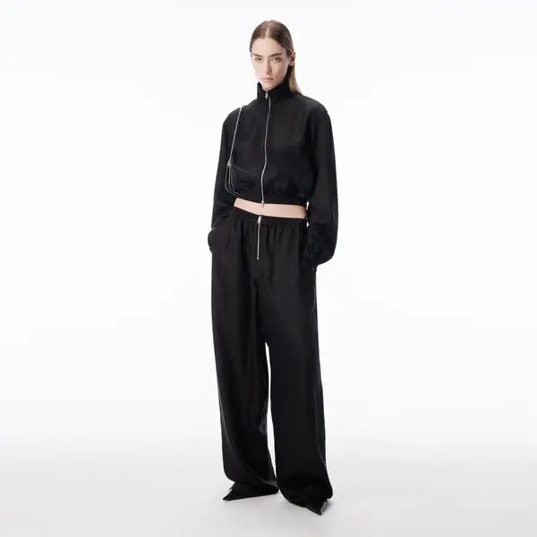 Alexander Wang Zip Track Pant - Black