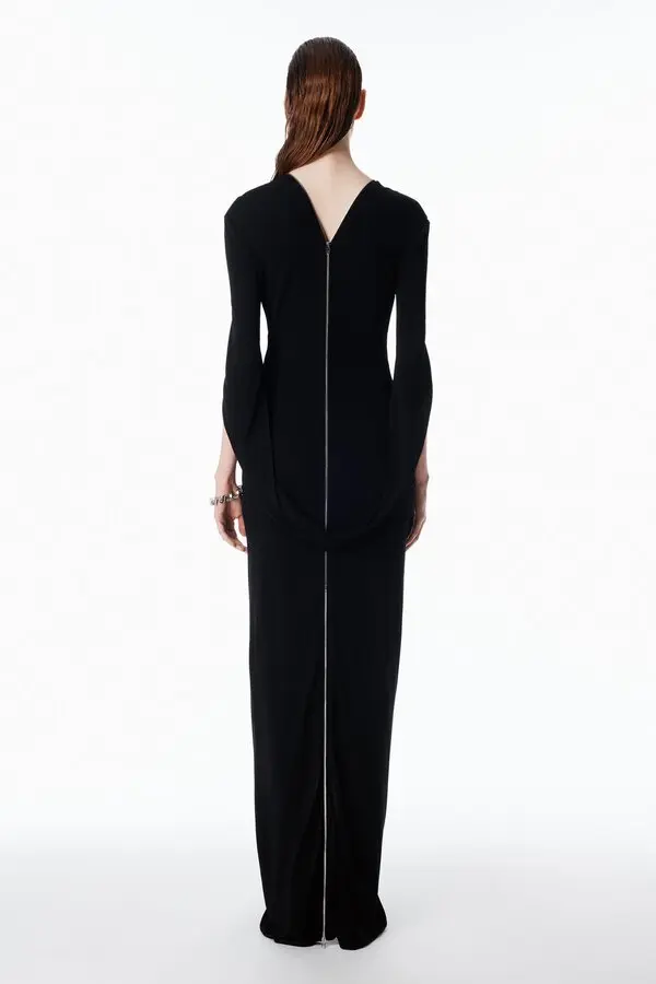 alexander wang black maxi dress Buy Zippered Sleeve - At 40% Off 1K4256066001. summer cocktail It goes down in Atria Signature Colors:Burnt Olive
