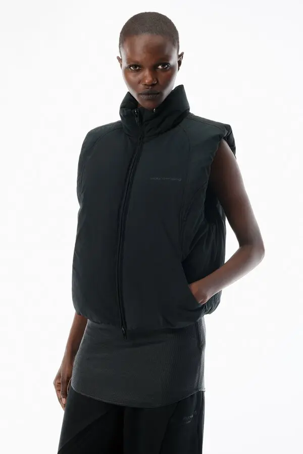 Alexander Wang Essential Puffer Vest - Black