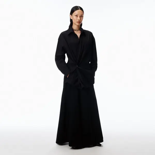 Alexander Wang Pre-styled Wrap Mini Dress - Black