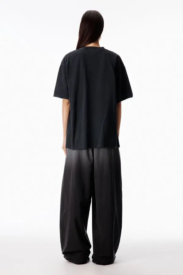 Alexander Wang Short Sleeve Embossed Halo Tee