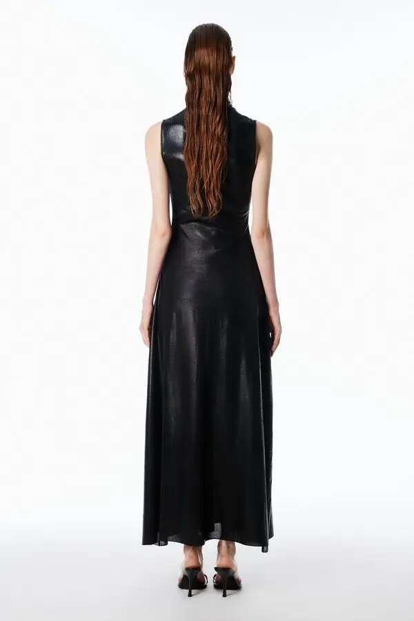 Alexander Wang Sleeveless Turtleneck Maxi Dress