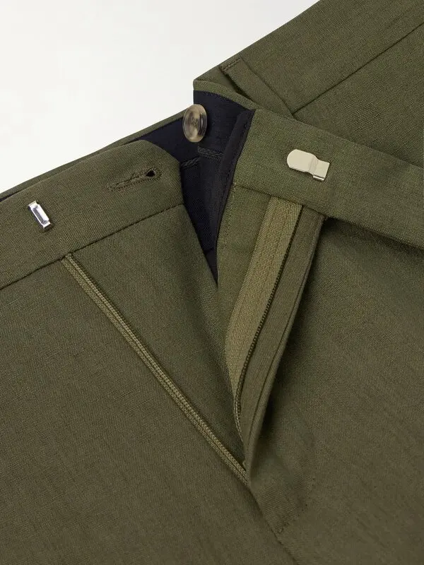 Paul Smith Slim-fit Tapered Linen Suit Trousers