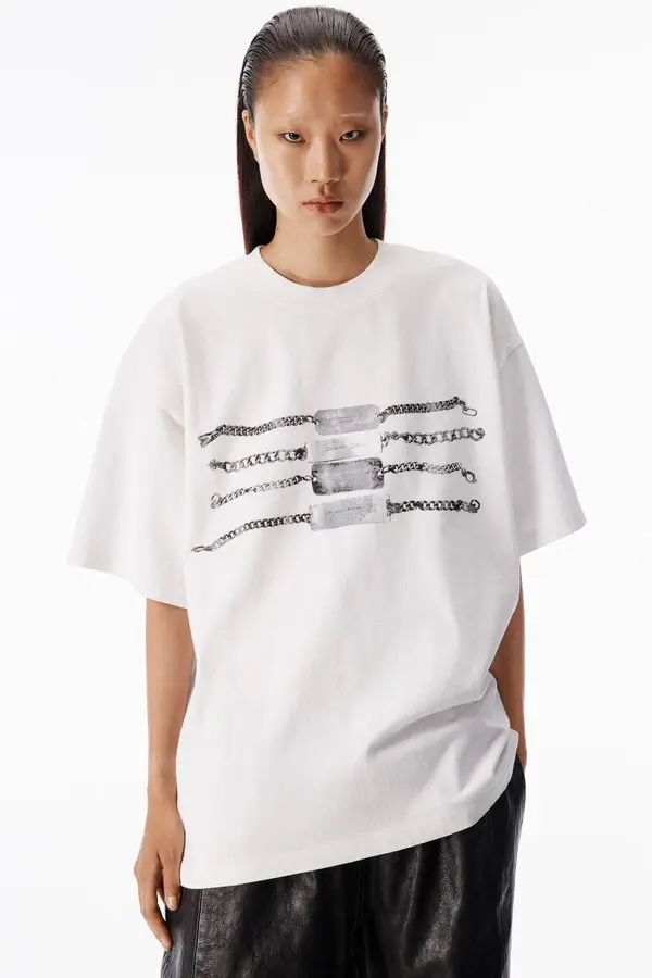 Alexander Wang Oversized Graphic Tee
