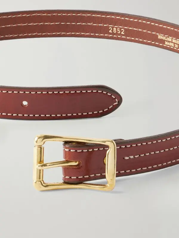 YUKETEN 2.5cm Leather Belt