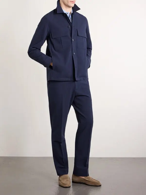 Paul Smith Cotton-blend Seersucker Overshirt