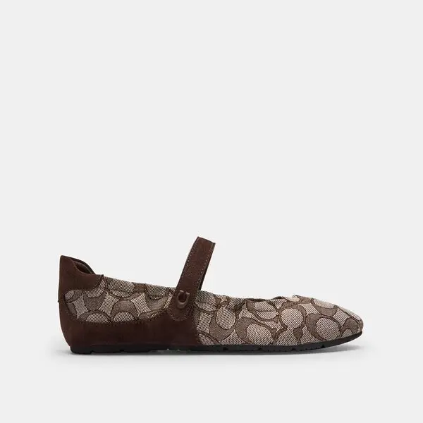 COACH Mary Jane Sneaker In Signature Jacquard