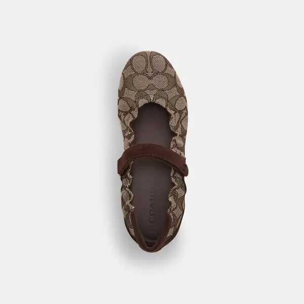 COACH Mary Jane Sneaker In Signature Jacquard