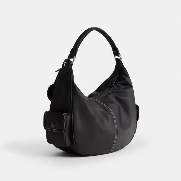 Coachtopia Cargo Shoulder Bag - Black | Editorialist