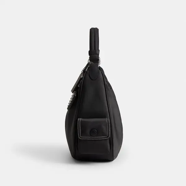 Coachtopia Cargo Shoulder Bag - Black | Editorialist