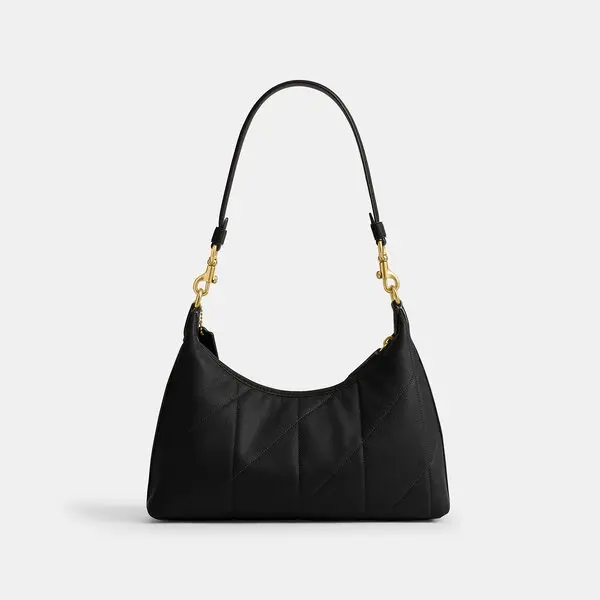 COACH Juliet Shoulder Bag 25 With Quilting - Brass/black