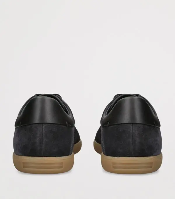 Zegna Suede 232 Sneakers - Navy