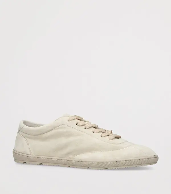 Brunello Cucinelli Suede Low-top Sneakers
