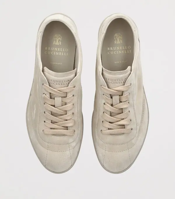 Brunello Cucinelli Suede Low-top Sneakers