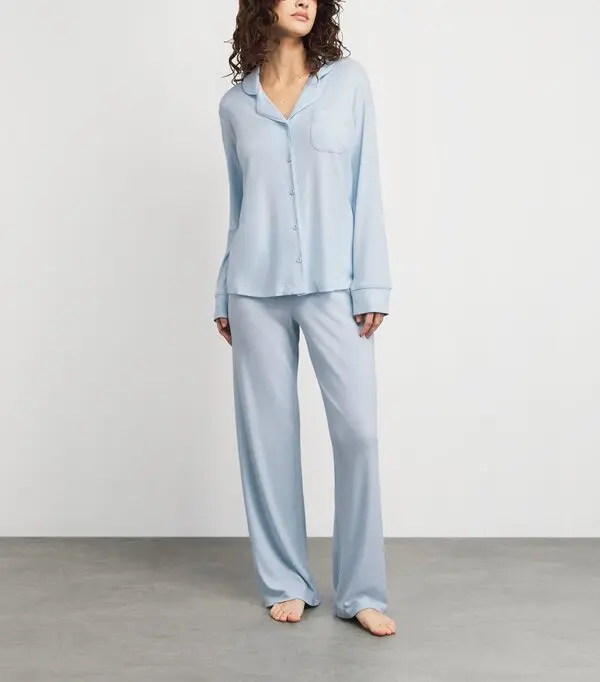 SKIMS Soft Lounge Pyjama Set - Blue