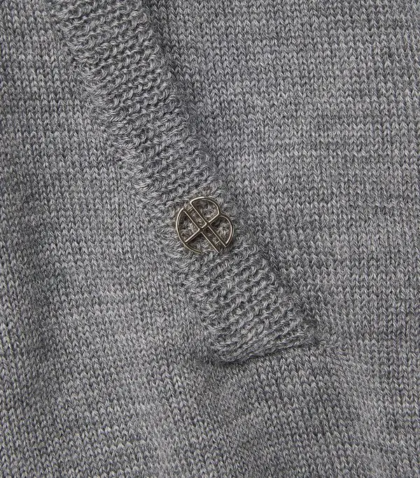 ANINE BING Wool-cashmere Knitted Adley Trousers - Grey