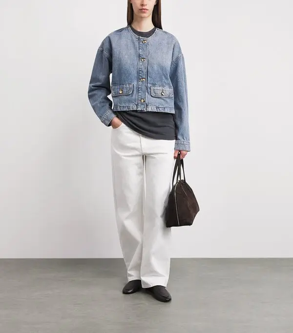 ANINE BING Blanche Denim Jacket - Blue