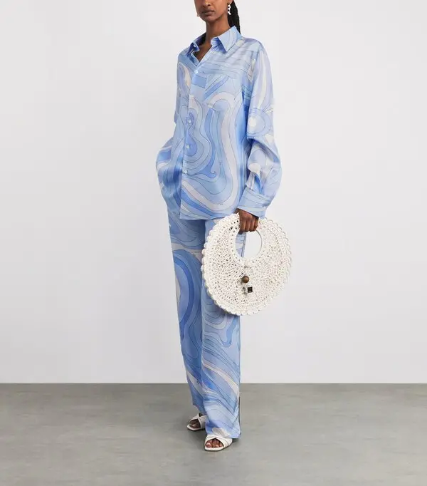 Emilio Pucci Silk Oversized Shirt