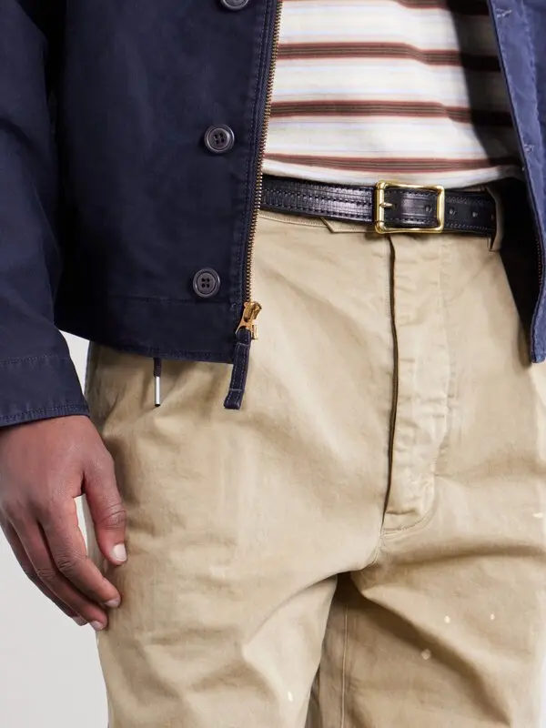 YUKETEN 2.5cm Leather Belt