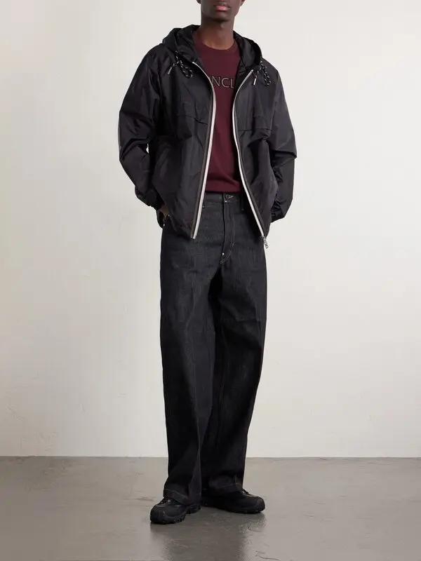 Moncler Logo-appliquéd Shell Hooded Jacket