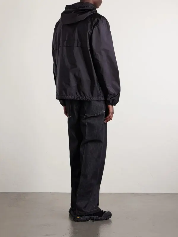 Moncler Logo-appliquéd Shell Hooded Jacket