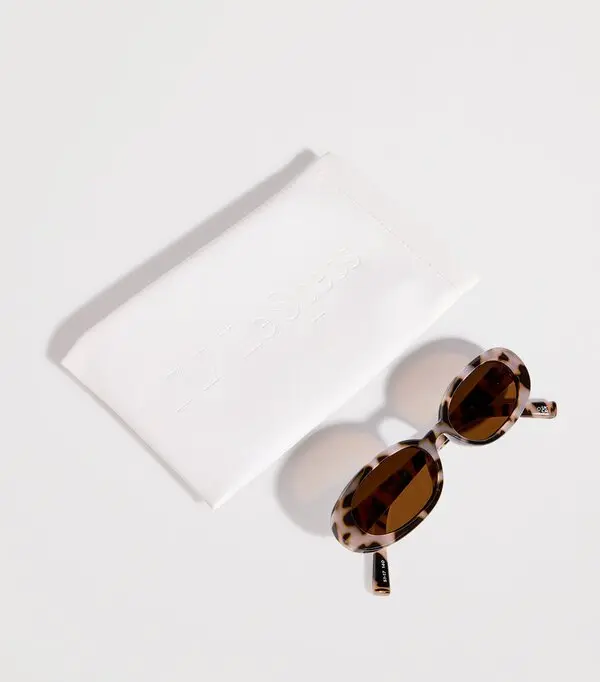 Le Specs Outta Love Tortoiseshell Sunglasses - Brown