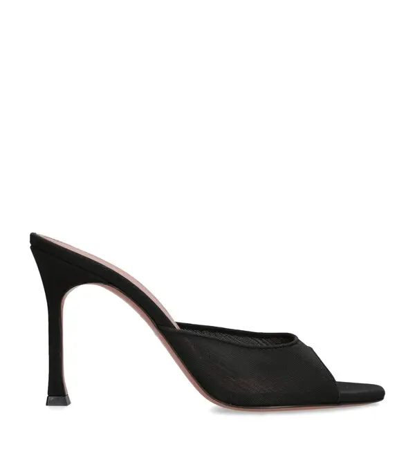 Amina Muaddi Alexa 95 Mesh Mules