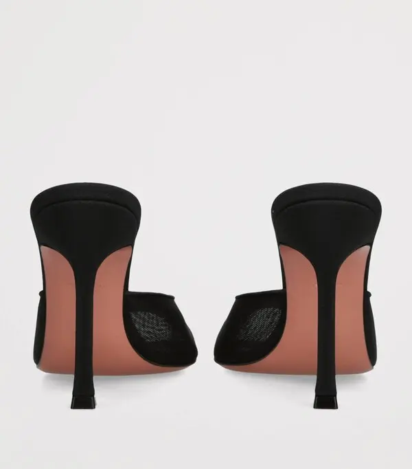 Amina Muaddi Alexa 95 Mesh Mules