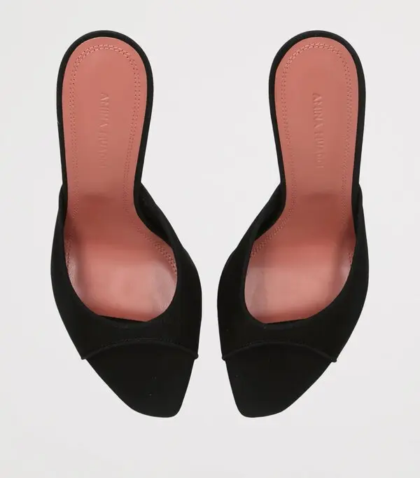 Amina Muaddi Alexa 95 Mesh Mules