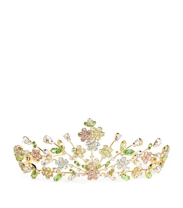 JENNIFER BEHR Plated Embellished Miriam Tiara - Gold